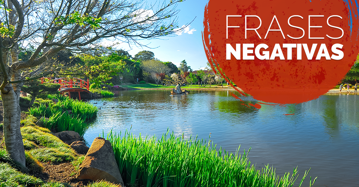 Frases negativas